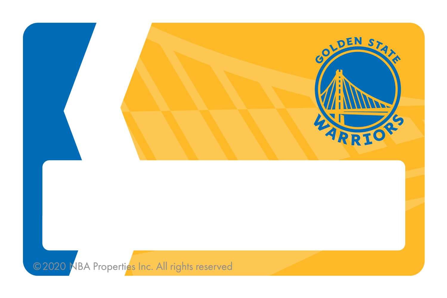 Retro Courtside Hardwood Classics Golden State Warriors Debit & Credit ...