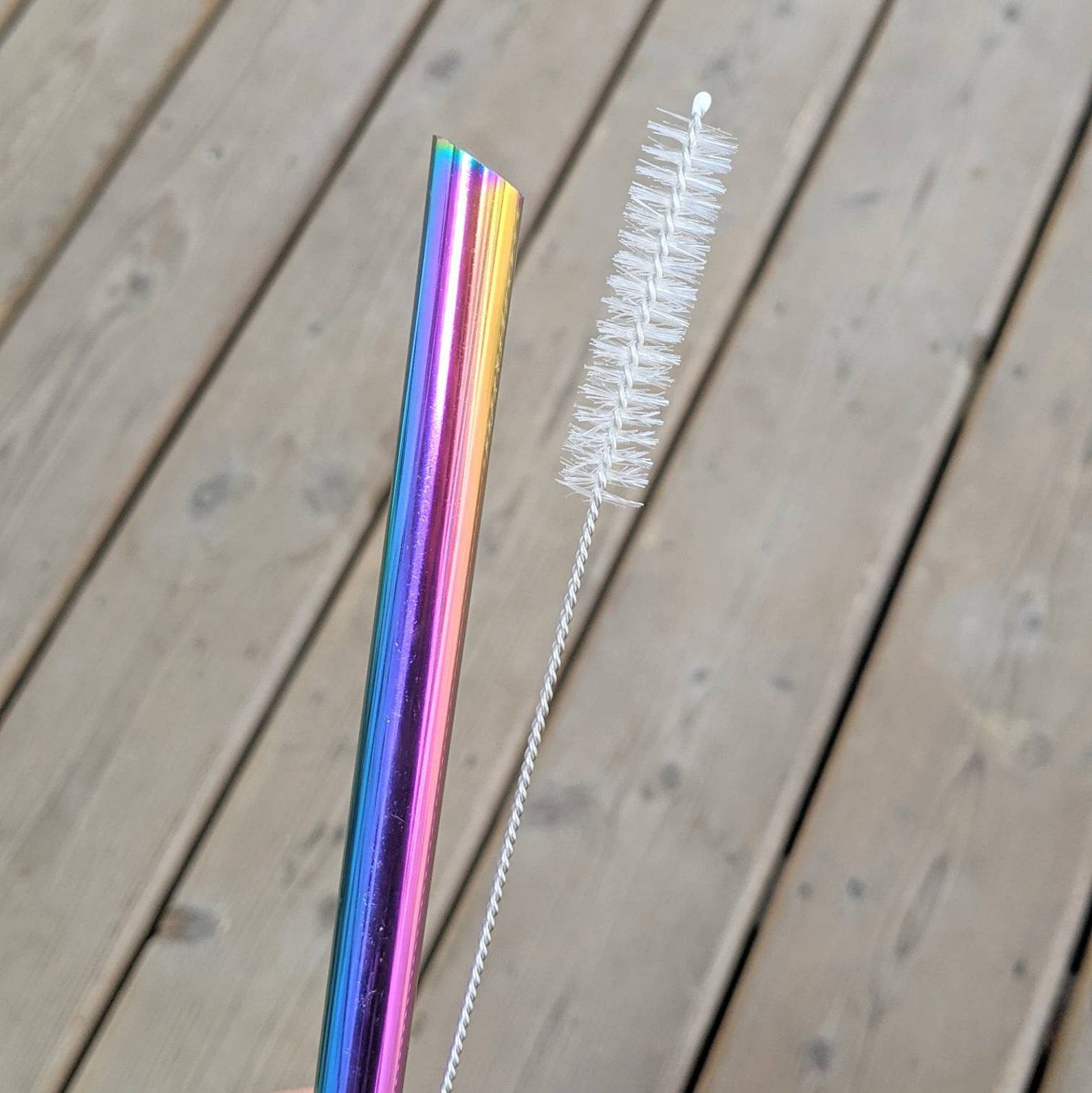 Stainless Steel Bubble Tea Straws With Bevel-cut Tip and Straw - Etsy UK