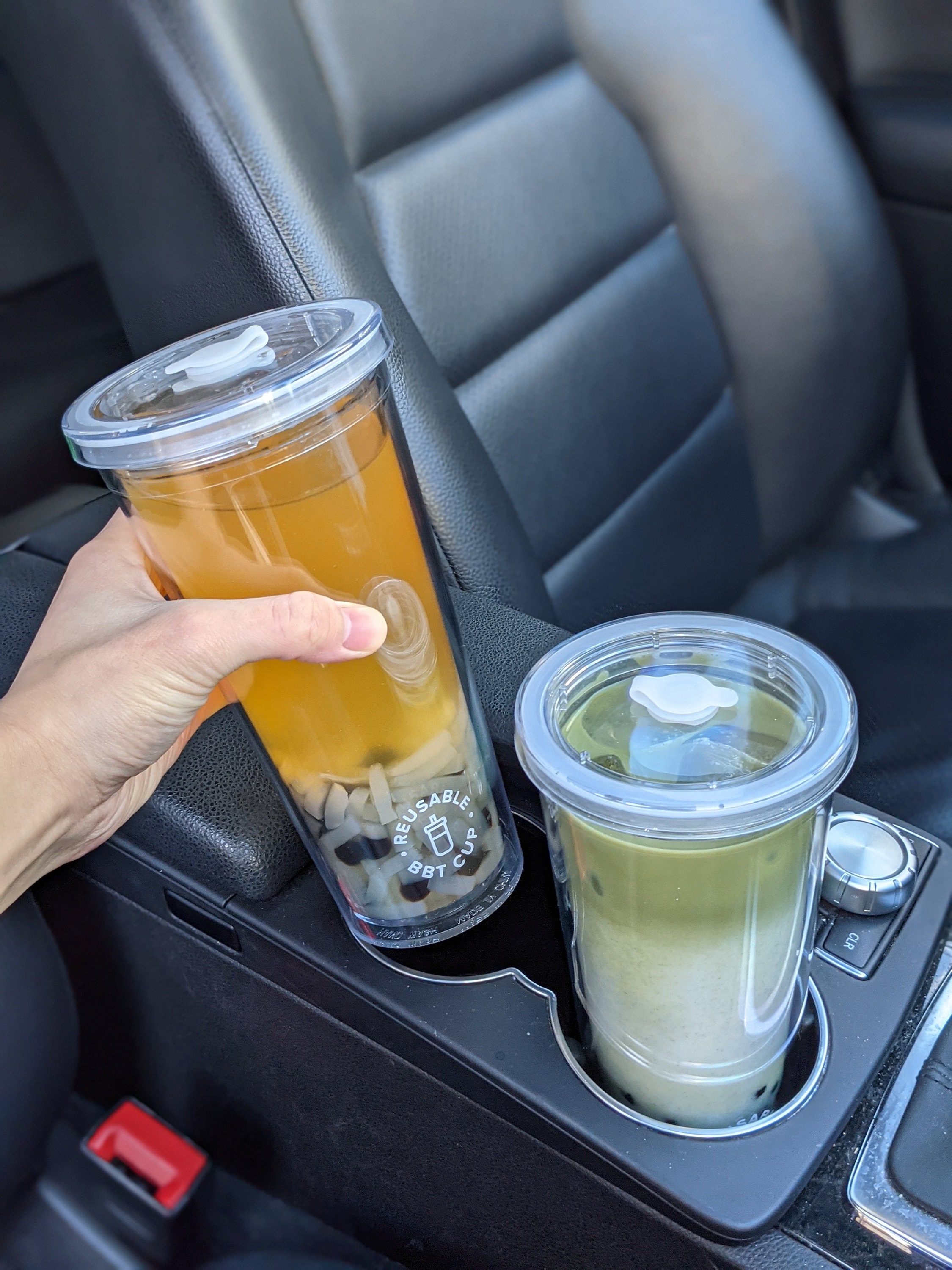 2 PACK: 700ml Reusable Bubble Tea Cup (insulated, Leak-proof) - Etsy