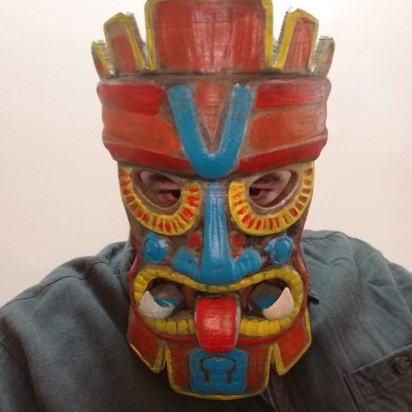 Tiki Mask - Etsy