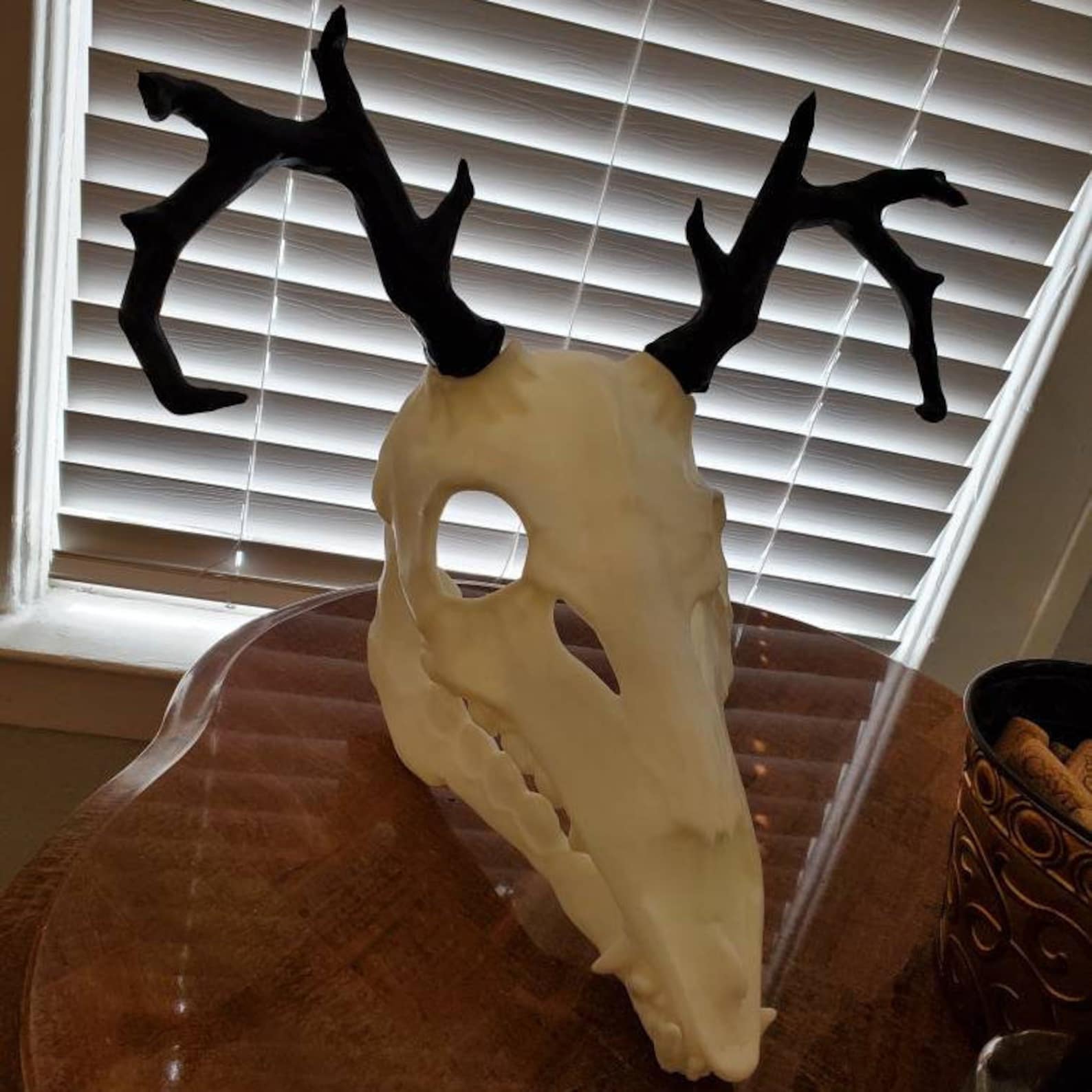 Wendigo Mask Wicked Horns - Etsy