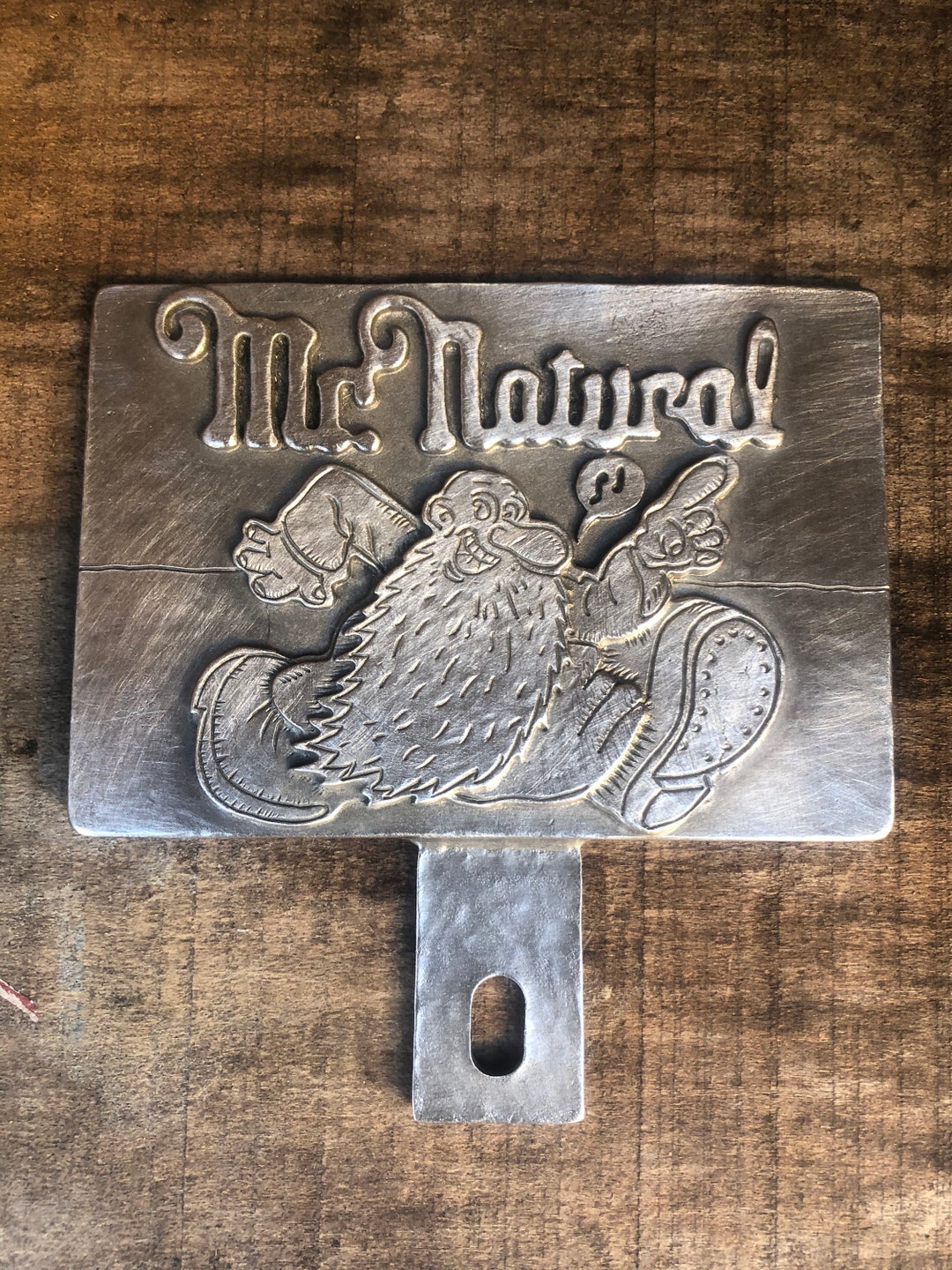 Natural License Plate Topper - Etsy