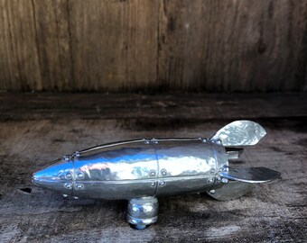 Rod the Rat Mechanic, Rat Rod / Hot Rod Hood Ornament. Homage to Rat ...