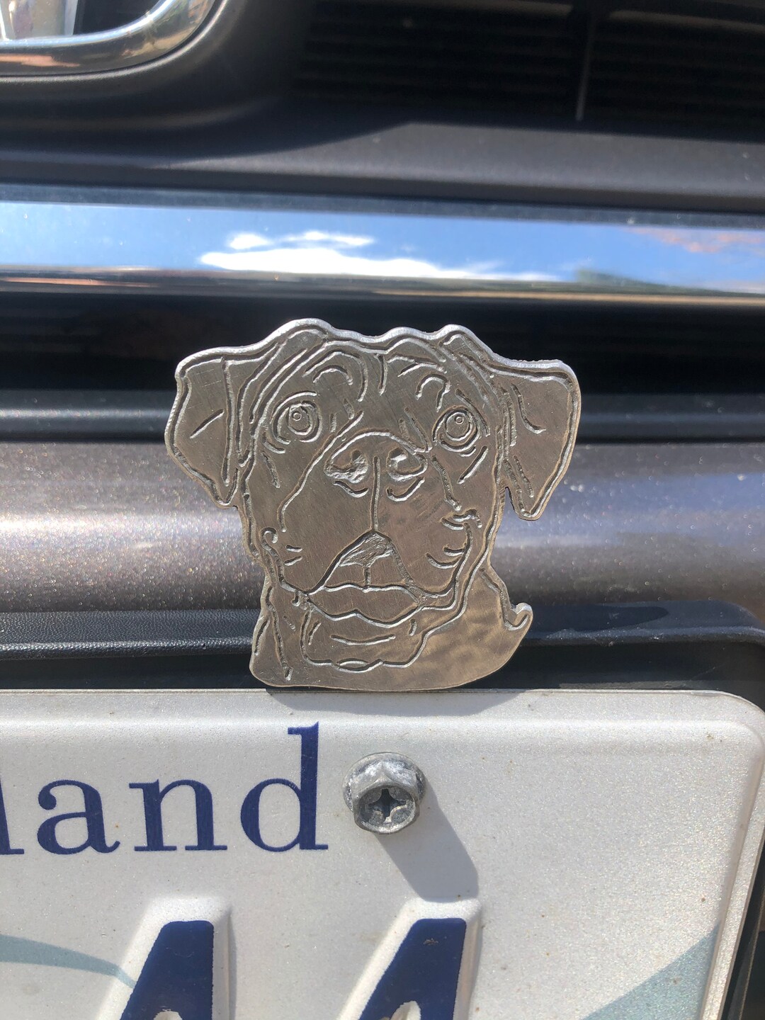 Boxer License Plate Topper - Etsy