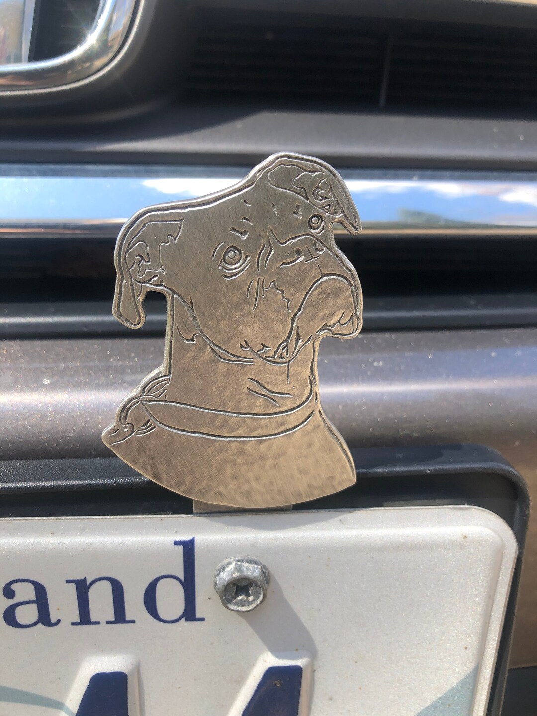 Boxer License Plate Topper - Etsy