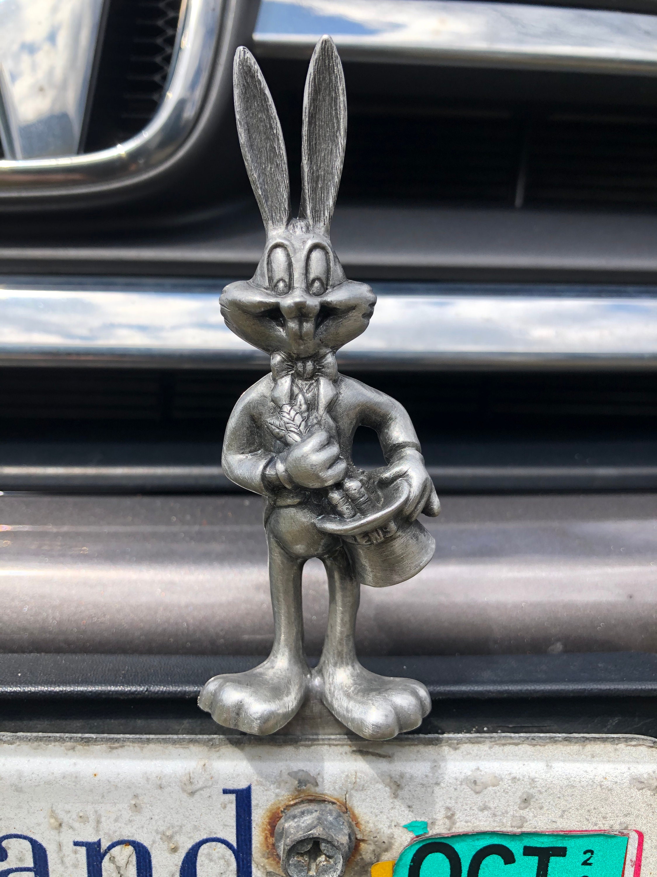 Bunny License Plate Topper - Etsy