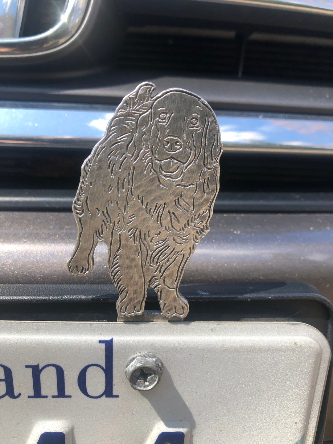 Golden Retriever License Plate Topper - Etsy