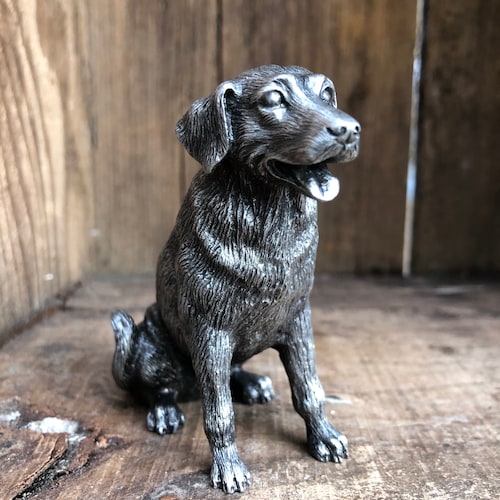 Pewter English Labrador Figurine - Etsy