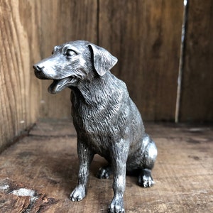 Pewter English Labrador Figurine - Etsy