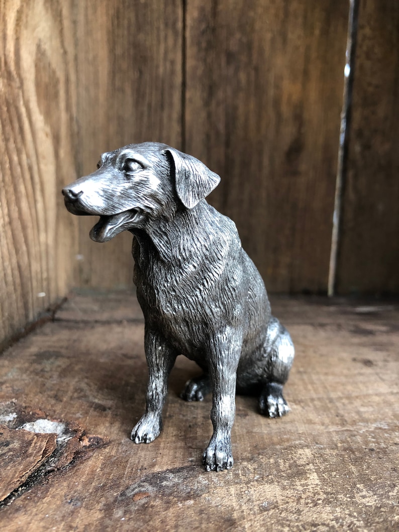 Pewter English Labrador Figurine - Etsy
