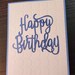 Greeting Card Handmade - Happy Birthday Card. Blank Inside. Choice of ...