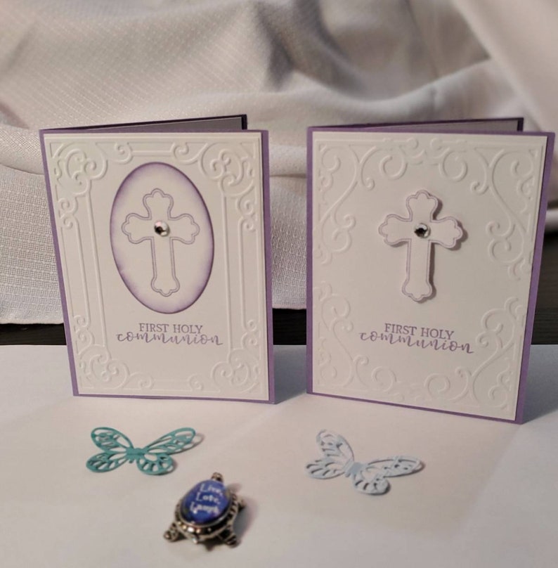 Greeting Card Handmade - First Holy Communion Card. Blank Inside ...