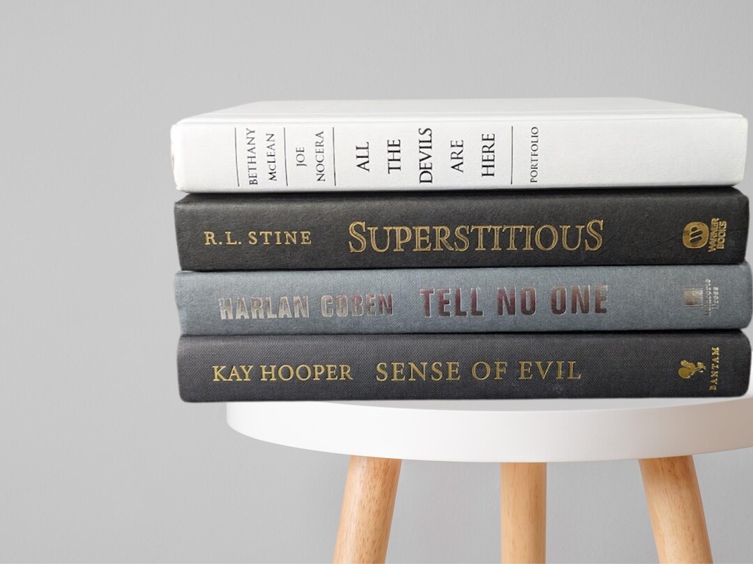 Black, Gray and White Books Stack | Mystery and Suspense Book Stack ...