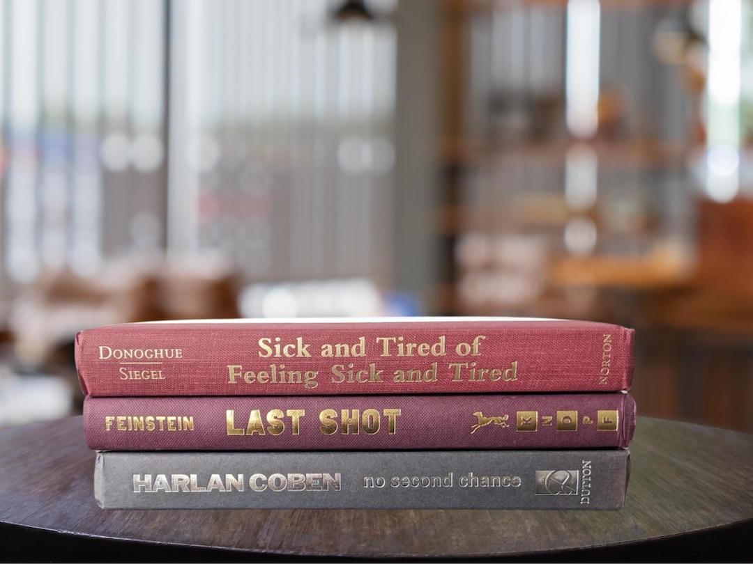 Red and Black Book Stack| Decorative Books | Home Décor, Staging, Props ...