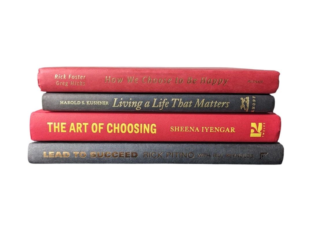 Red and Black Book Bundle | Real Books | Home Décor | Decorative Books ...