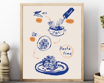 Pie Dessert Bakery Wall Art Modern Style, Posters With Food, Vintage ...