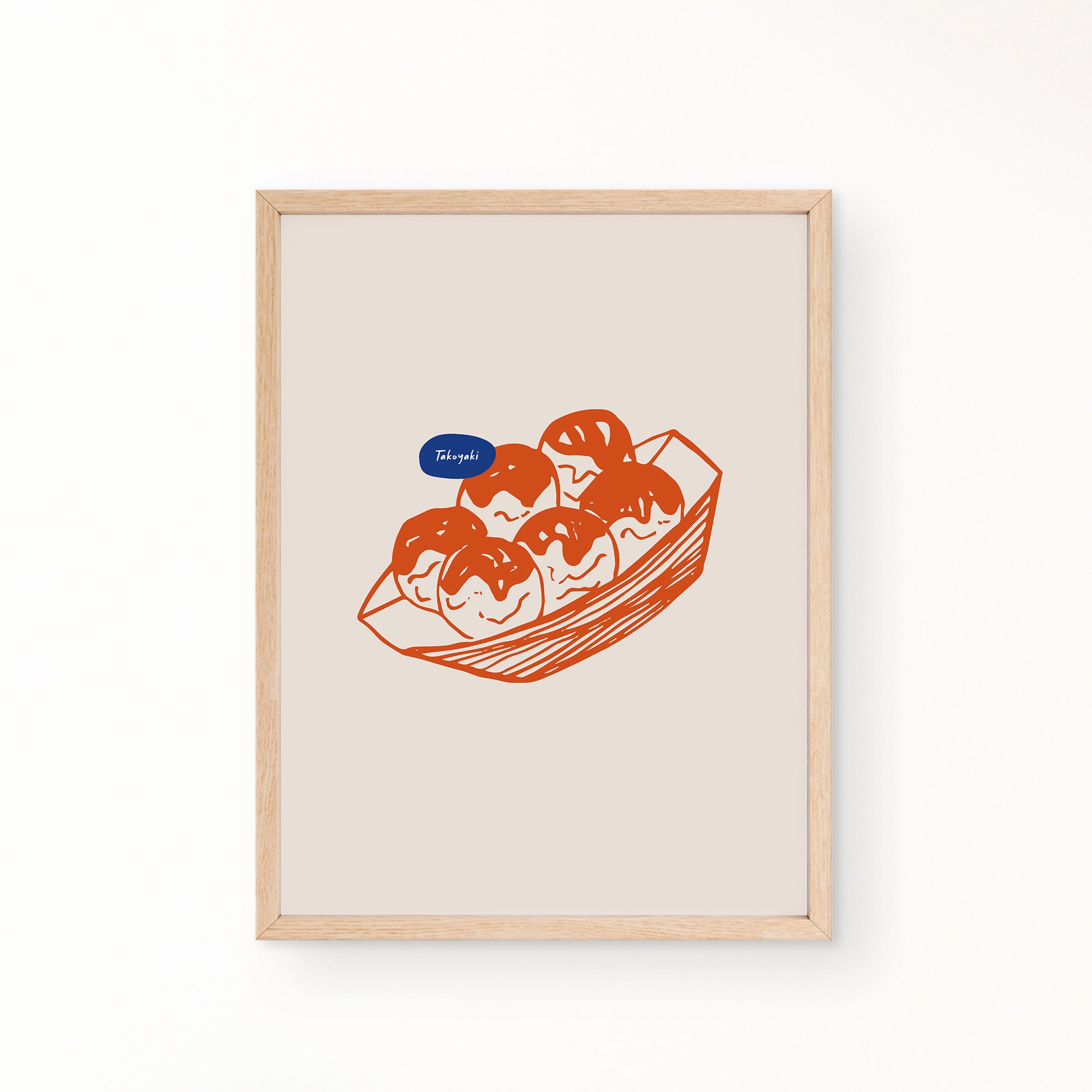 Japanese Food Wall Art Modern Style, Posters With Food, Vintage Food ...