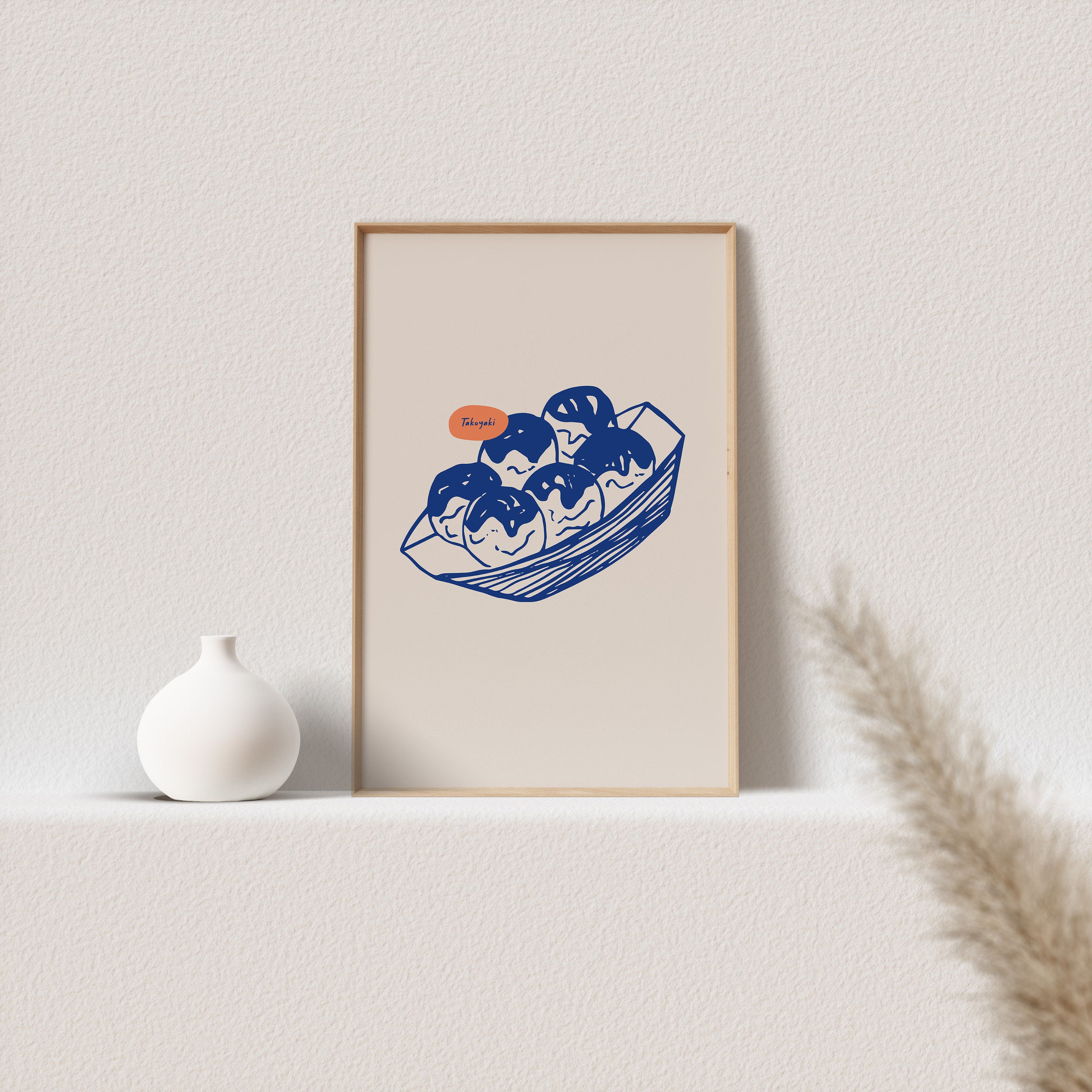 Japanese Food Wall Art Modern Style, Posters With Food, Vintage Food ...