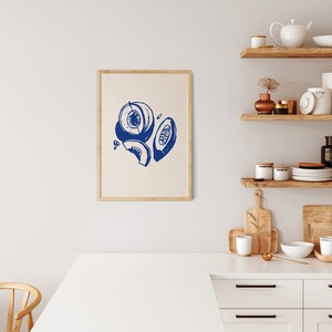 Melon Fruit Food Wall Art Modern Style, Posters With Food, Vintage Food ...