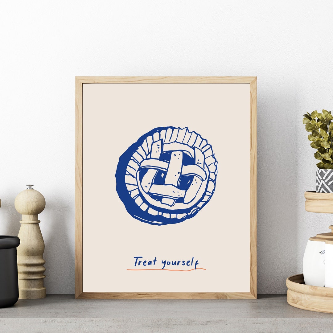 Pie Dessert Bakery Wall Art Modern Style, Posters With Food, Vintage ...