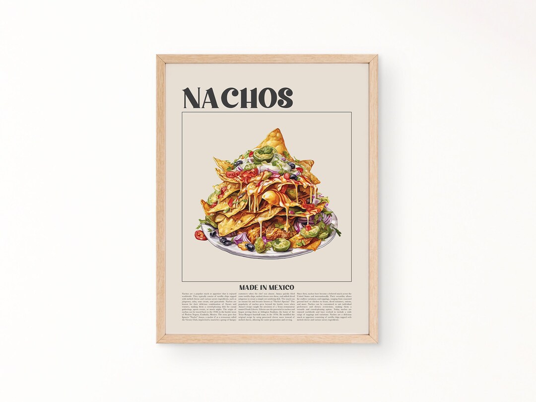 Retro Tacos Premium Print Art, Vintage Tacos Artwork, Taco Poster, Food ...