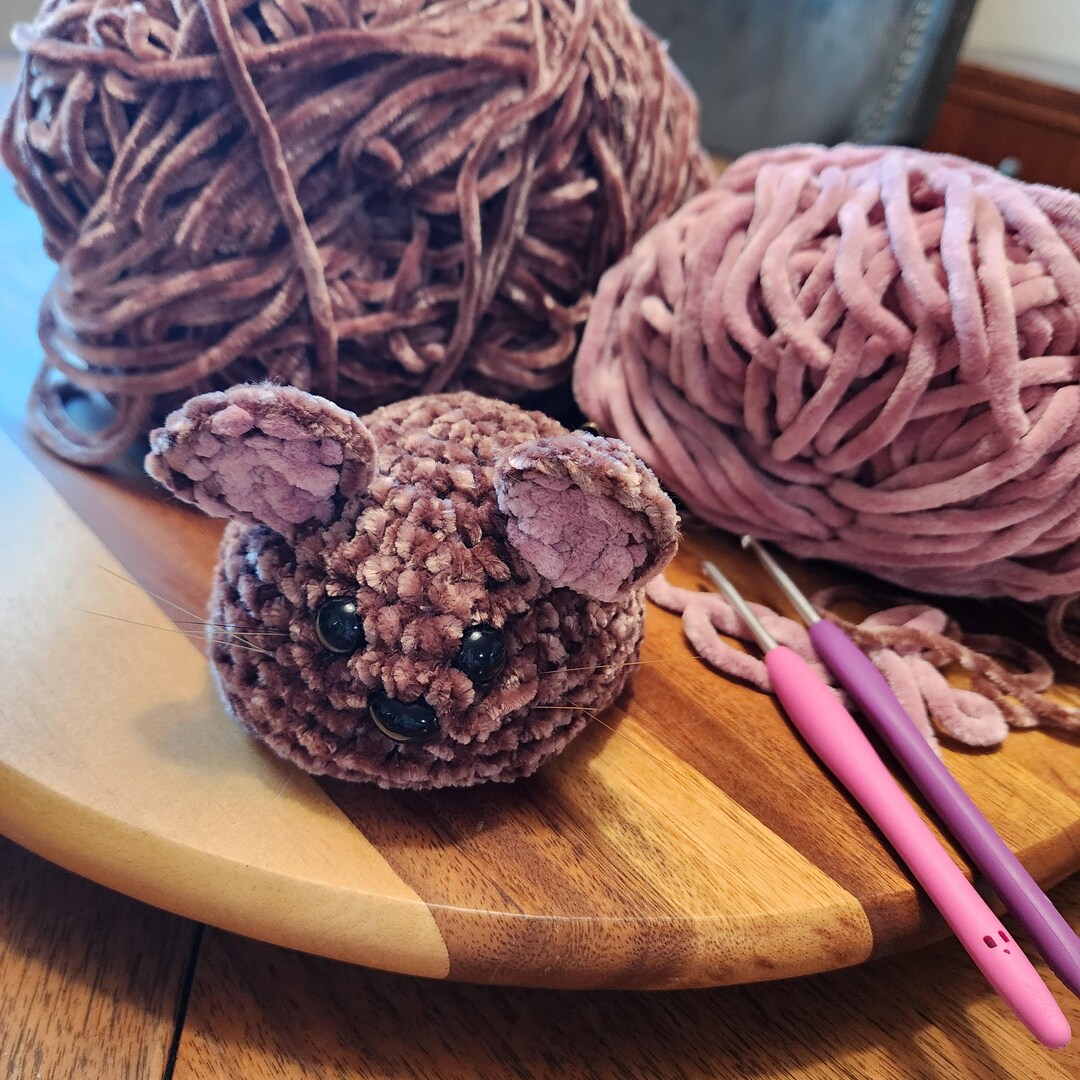 Amigurumi MOUSE Computer Mouse Cover - Hand-crocheted, Handmade Desk ...