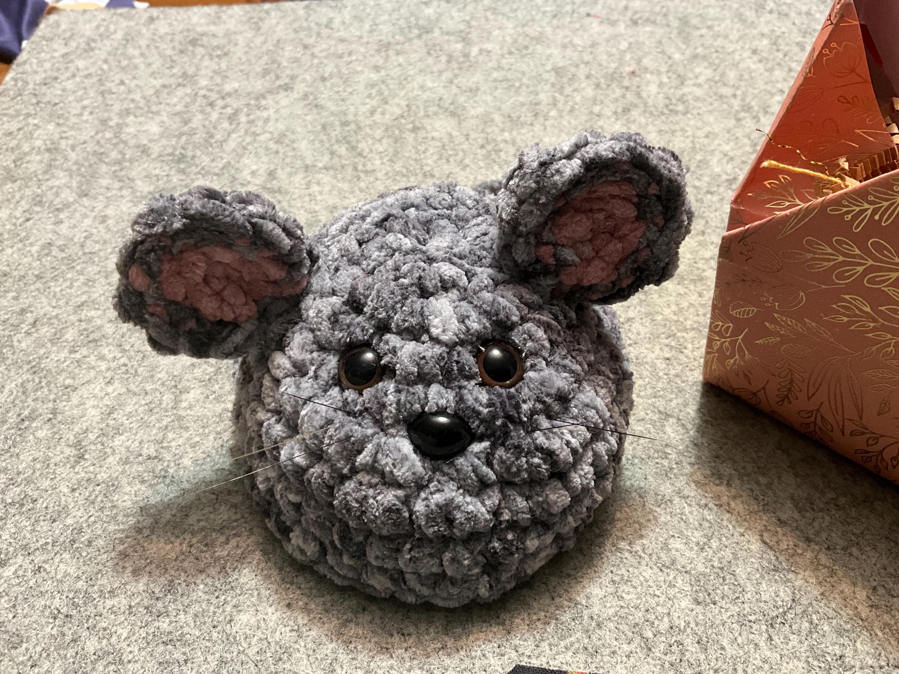 Amigurumi MOUSE Computer Mouse Cover - Hand-crocheted, Handmade Desk ...