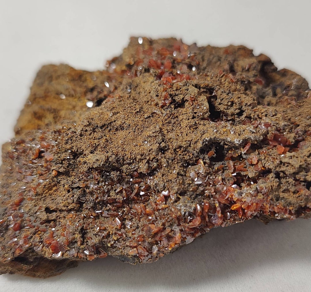 Chinese Wulfenite on Matrix - Etsy