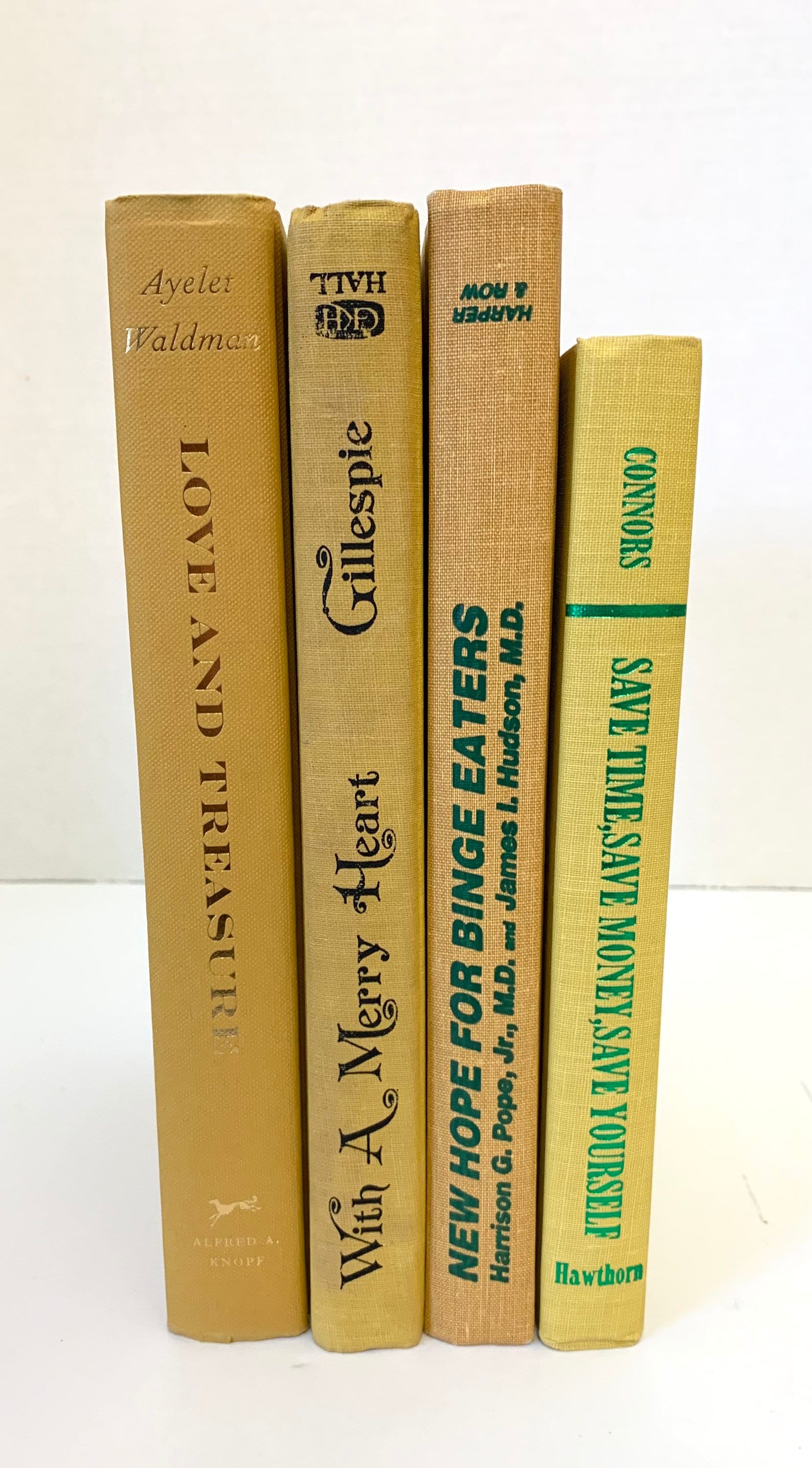 Yellow Vintage Books
