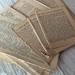 80 Small Vintage Book Pages for Scrapbooking Ephemeral | Free Shipping ...