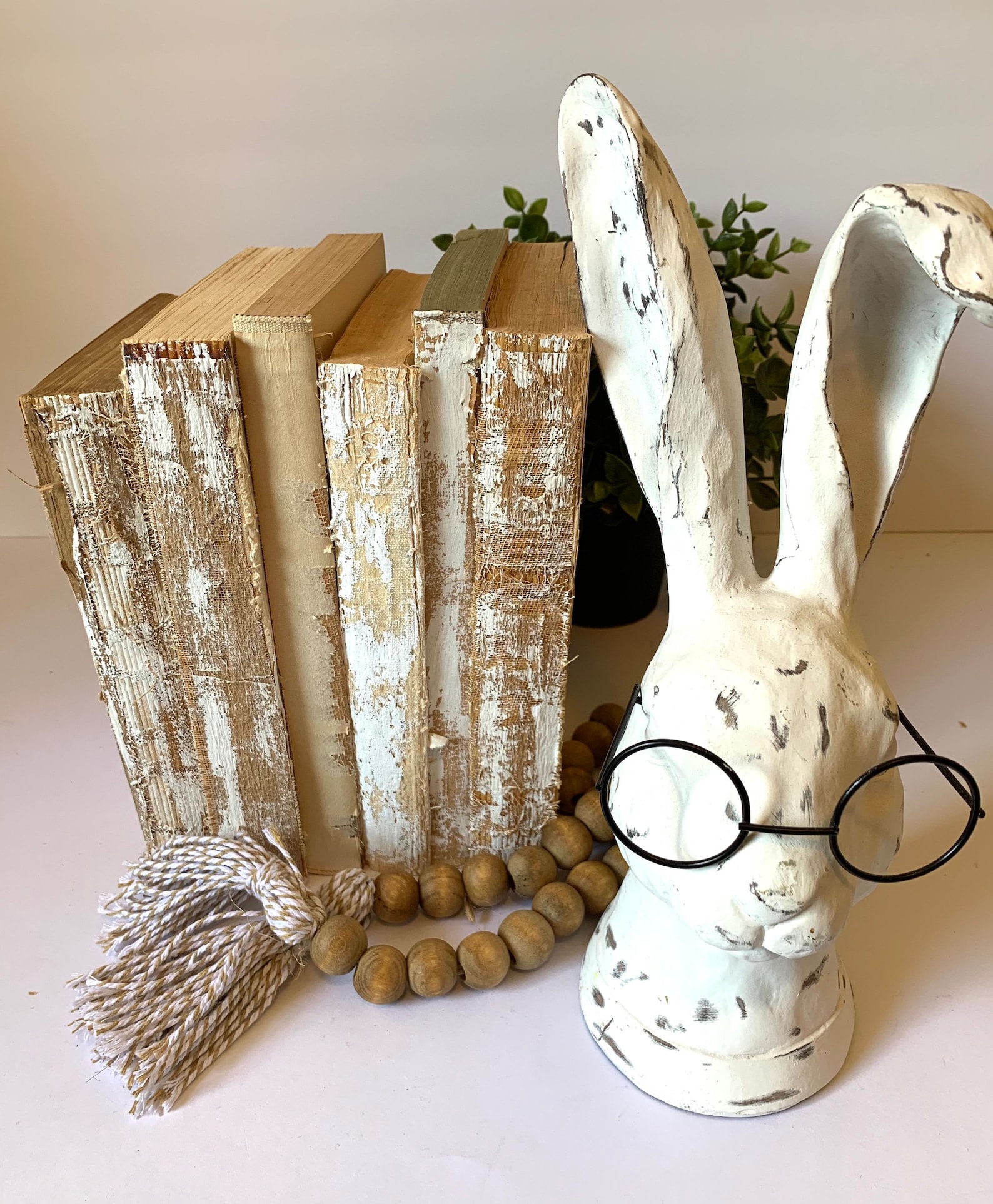 Unbound White Wash Book Bundle//books for Decorating /home - Etsy