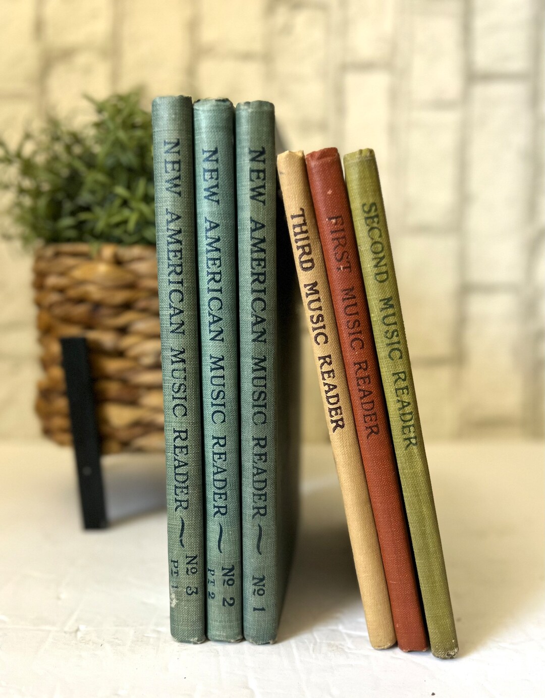 Decorative Vintage Books New American Music Readervintage Books for ...