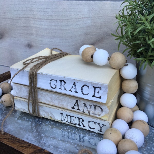 Stacked Books - Etsy
