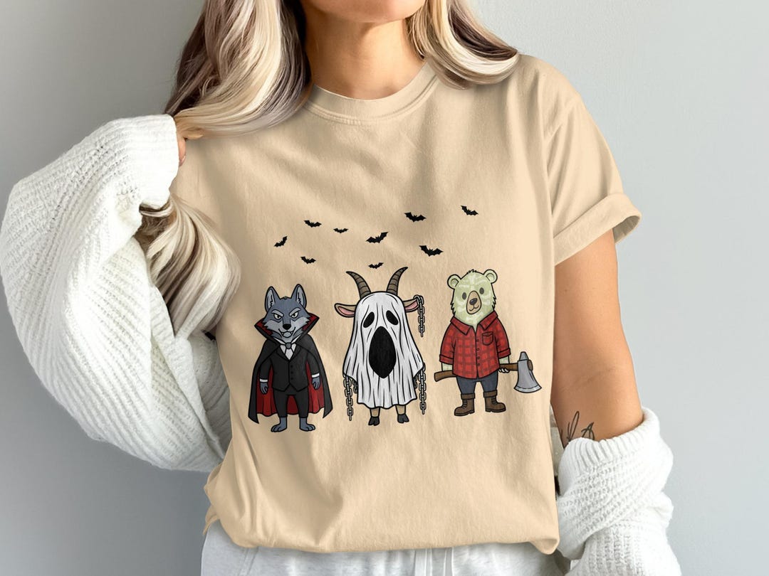 Halloween Animals Clipart PNG, Wolf Vampire PNG, Digital Download, Goat ...