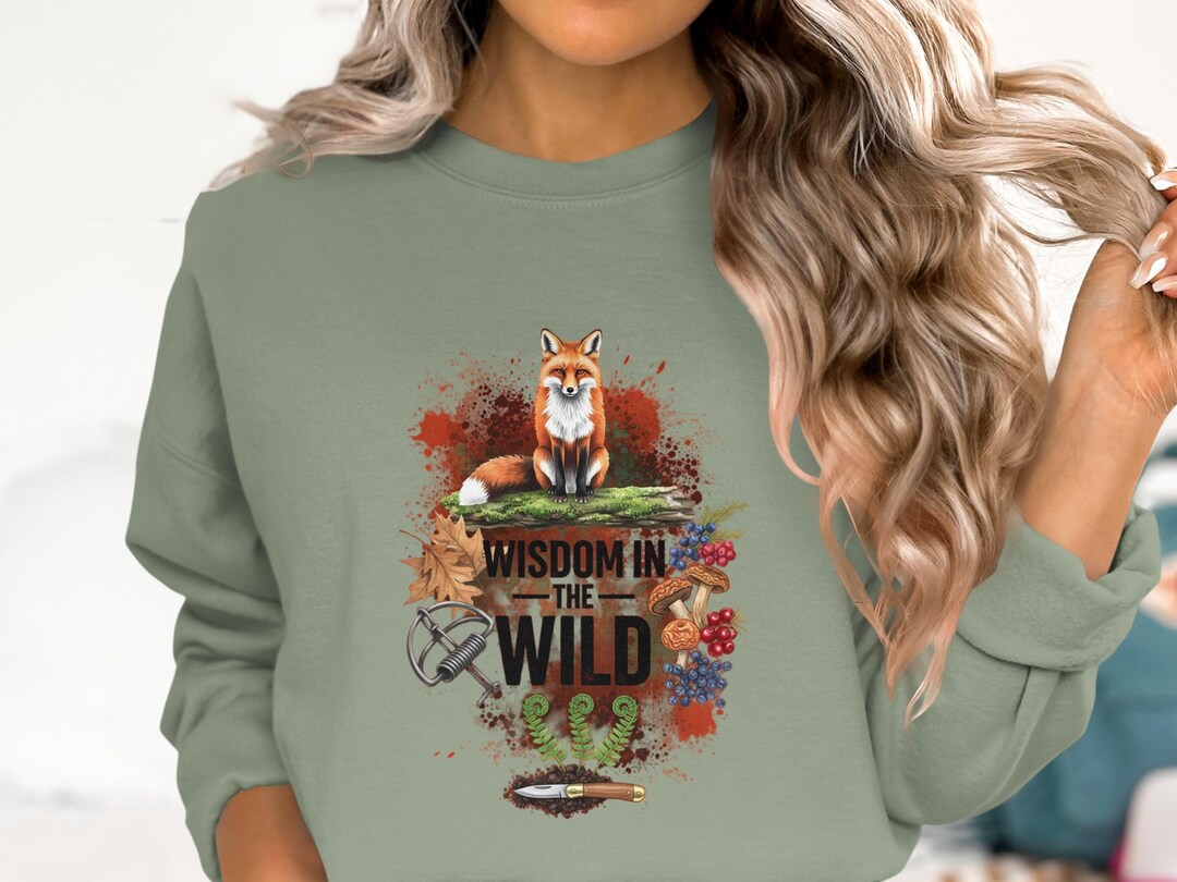 Wisdom in the Wild PNG, Fox Clipart, Forest Sublimation, Hunting ...