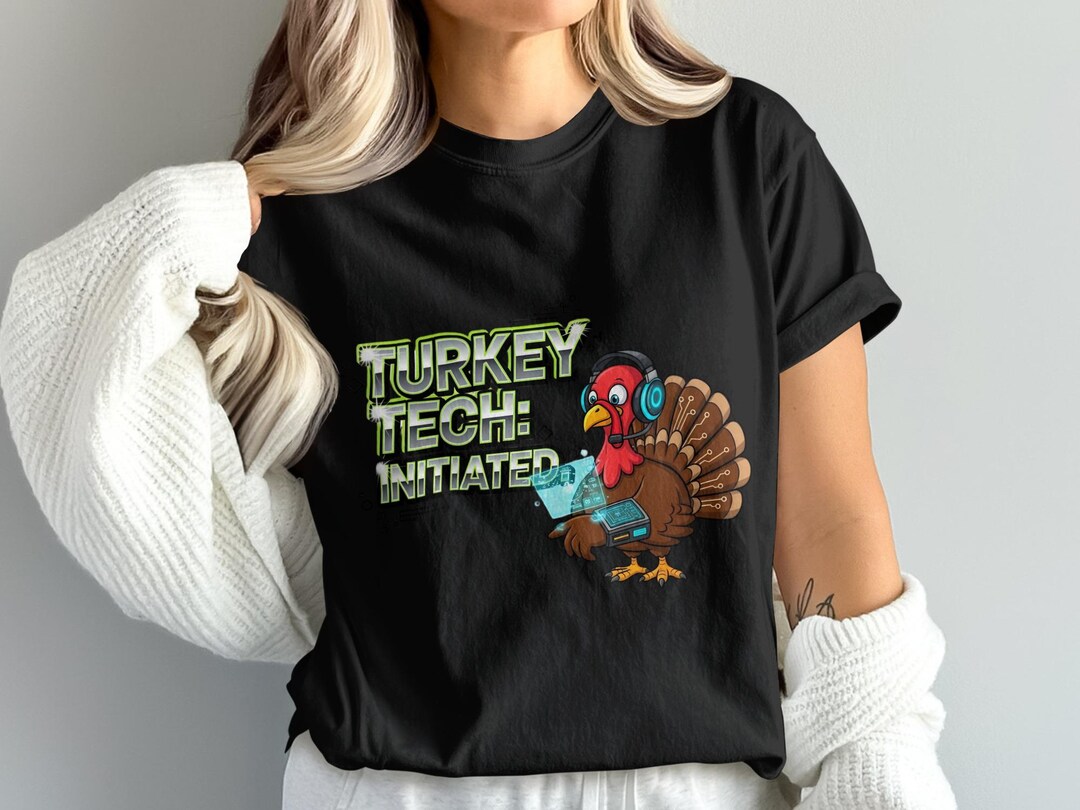 Turkey Tech PNG Clipart, Funny Thanksgiving Sublimation, Digital ...