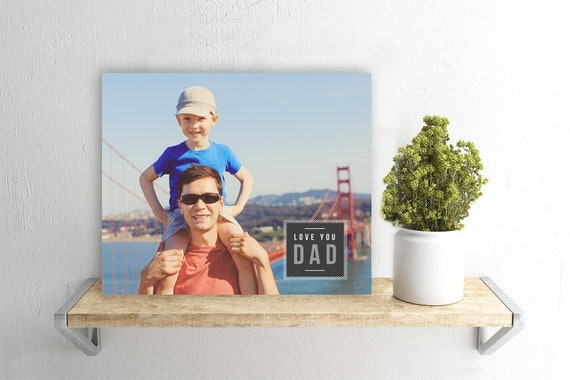 Fathers Day Picture Frame Love You Dad Fathers Day Gift | Etsy