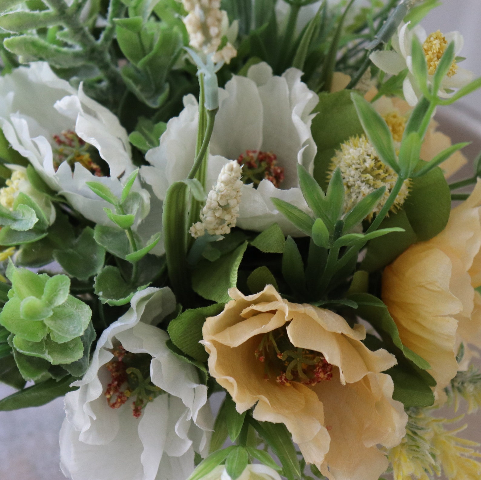 A Rustic Flower Arrangement in Wooden Box Centerpiece With - Etsy