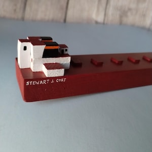 Stewart J. Cort Wooden Model Ship: Hand-painted Great Lakes Freighter ...