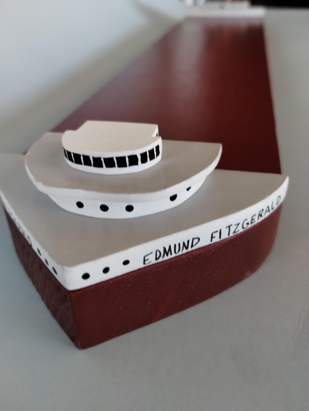 Edmund Fitzgerald Wooden Boat - Cribbage Board Model - Etsy