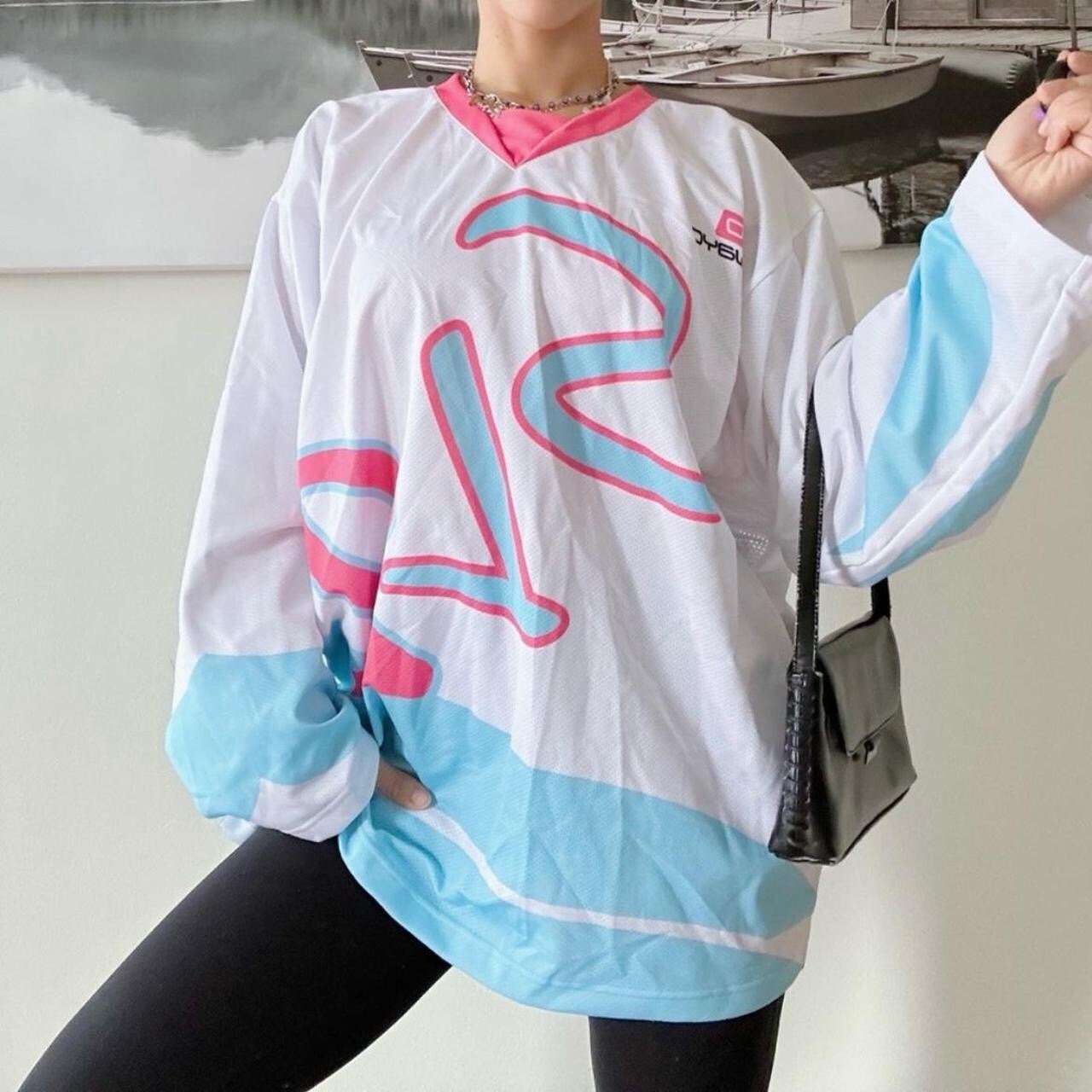 Y2k Oversized Blokecore Blokette Jersey Shirt/dress - Etsy