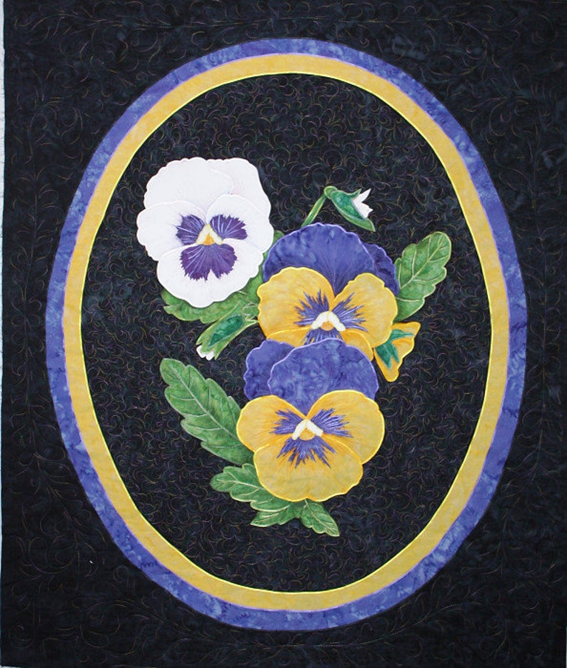 CLEARANCE** Pansies 2011 Quilt Pattern - Etsy