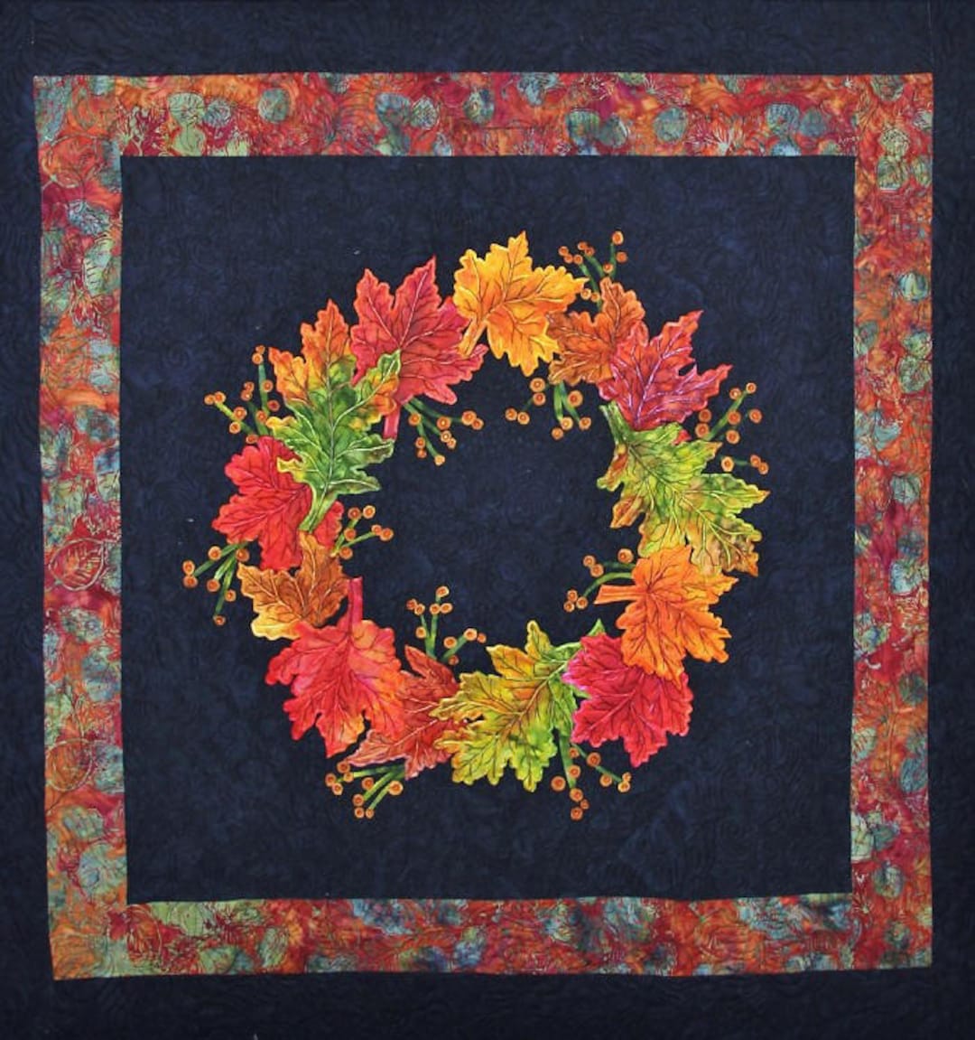 Autumn Wreath PDF Quilt Pattern - Etsy