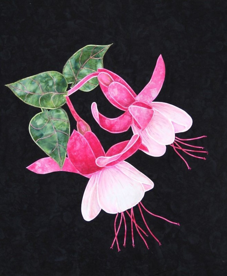 Fantastic Fuchsias PDF Quilt Pattern - Etsy