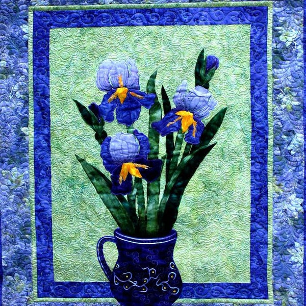 Iris Quilt Pattern - Etsy