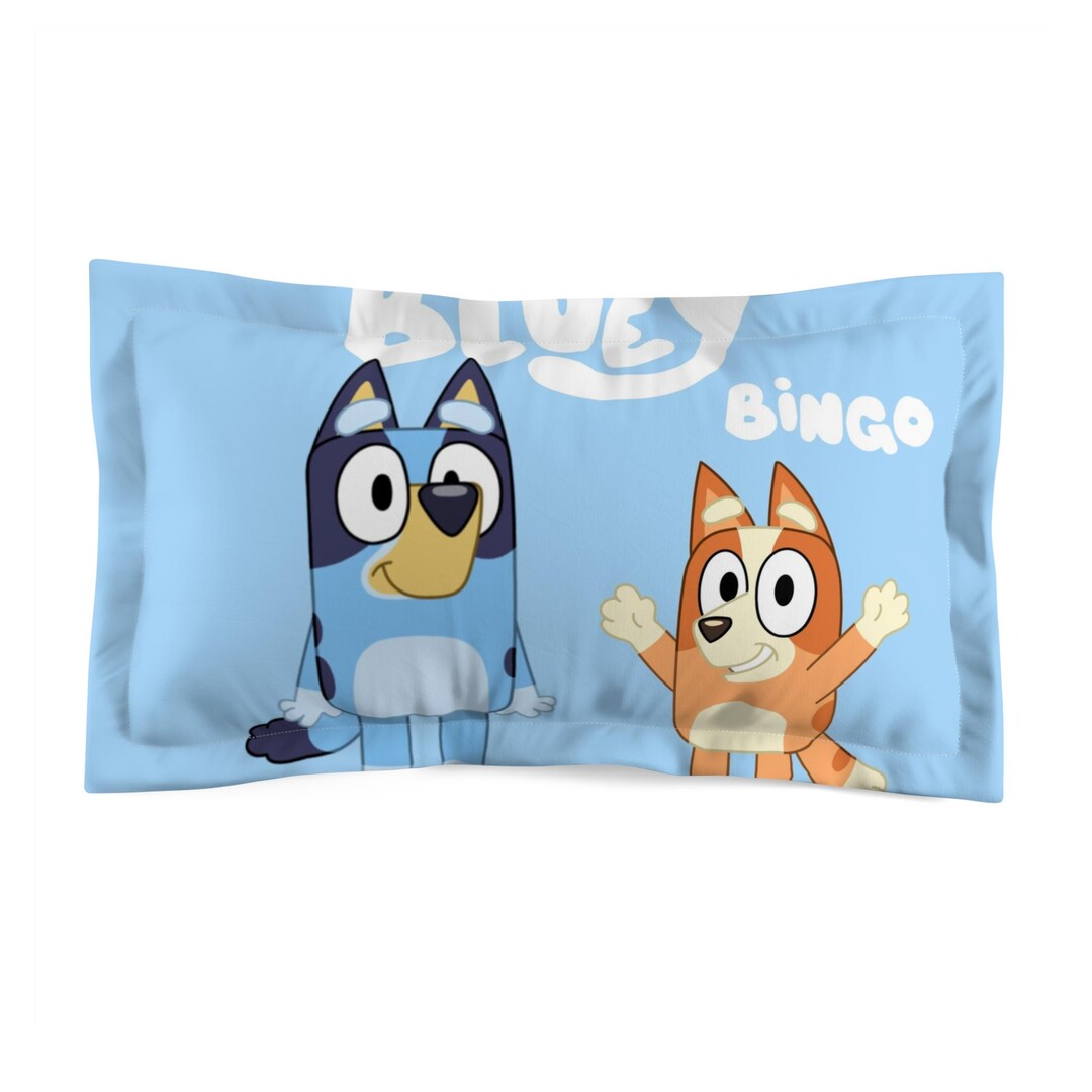 Bluey Themed Pillow Sham Microfiber - Etsy