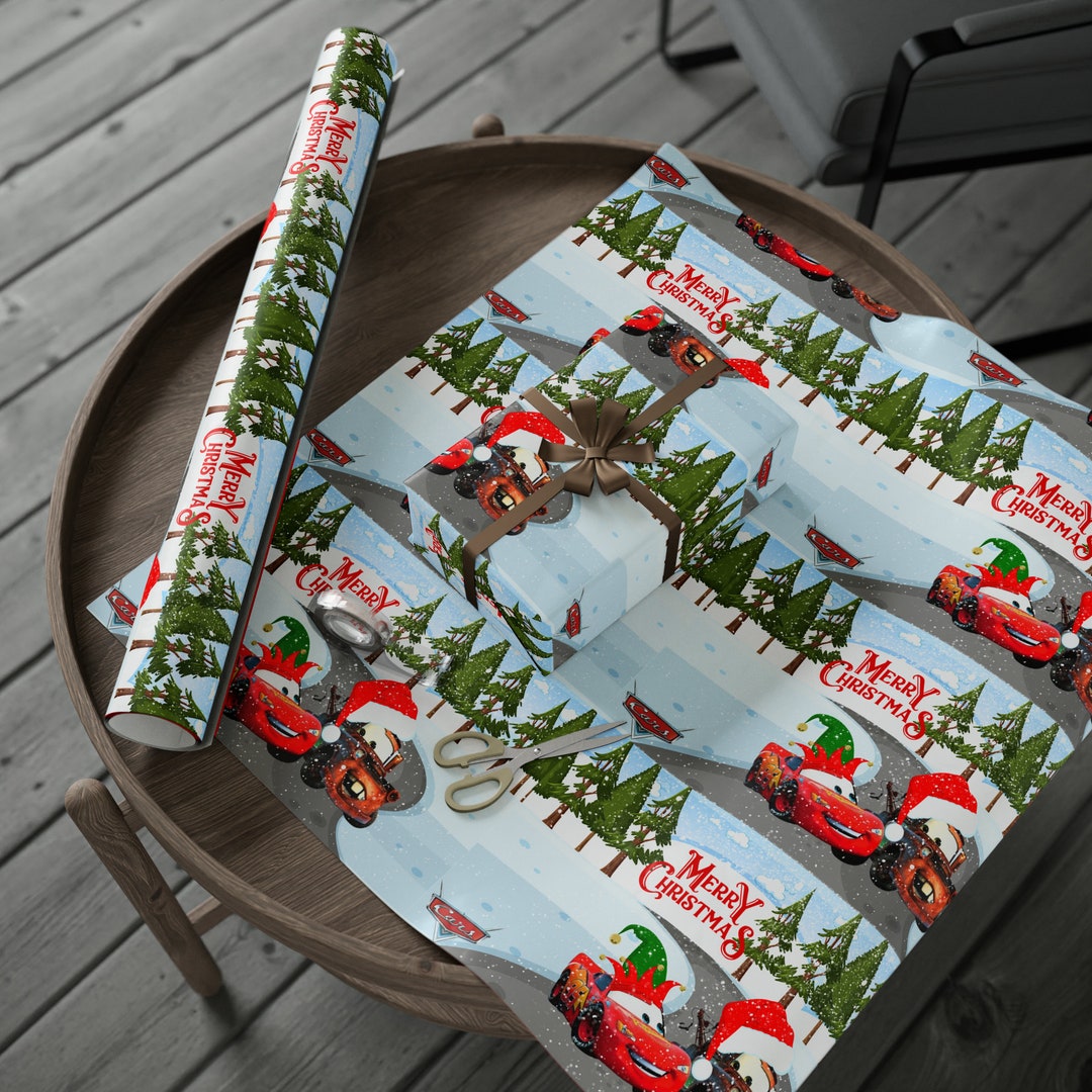 Cars Christmas Gift Wrapping Papers - Etsy