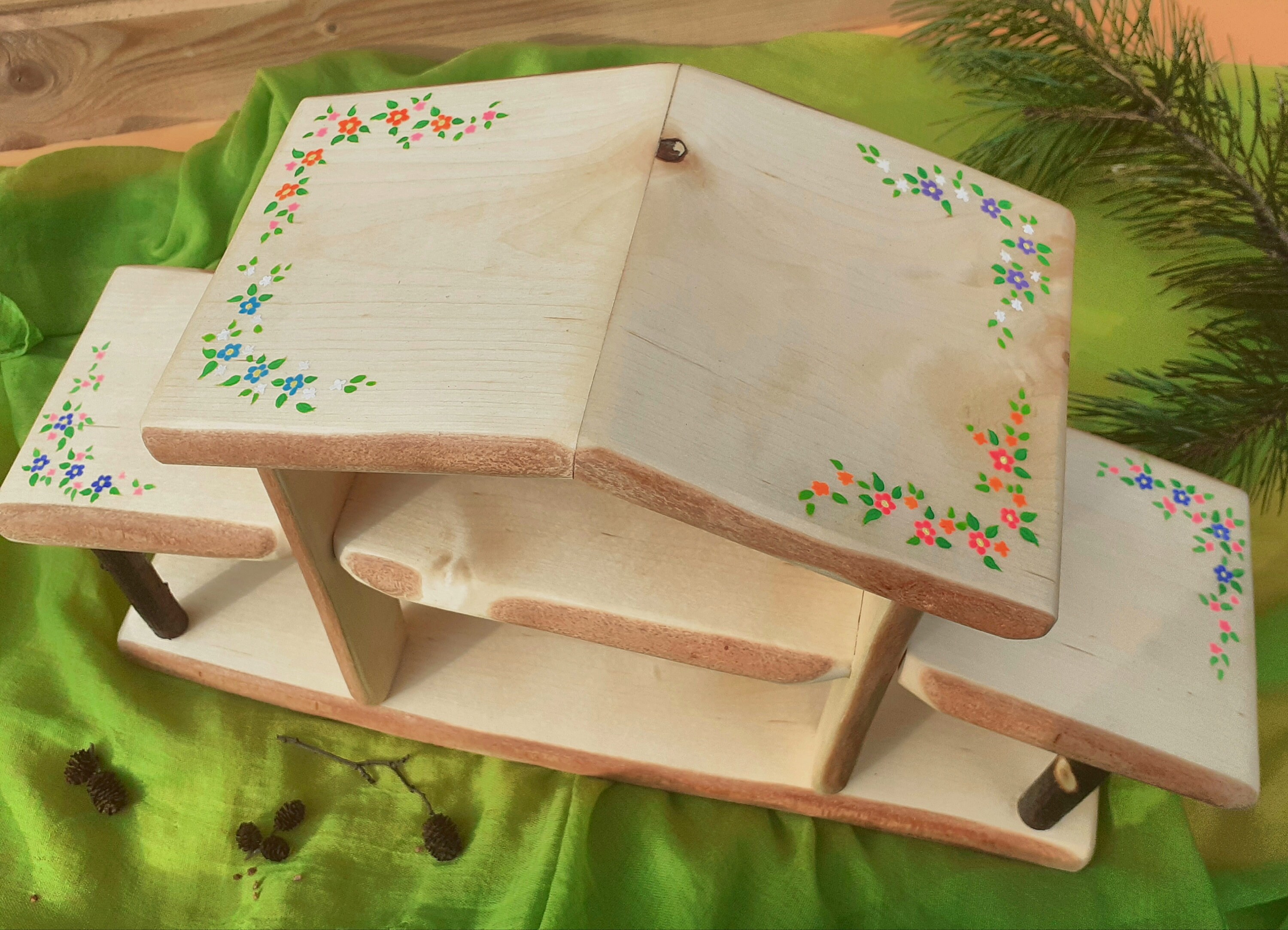 Miniature Birch Bark Houses
