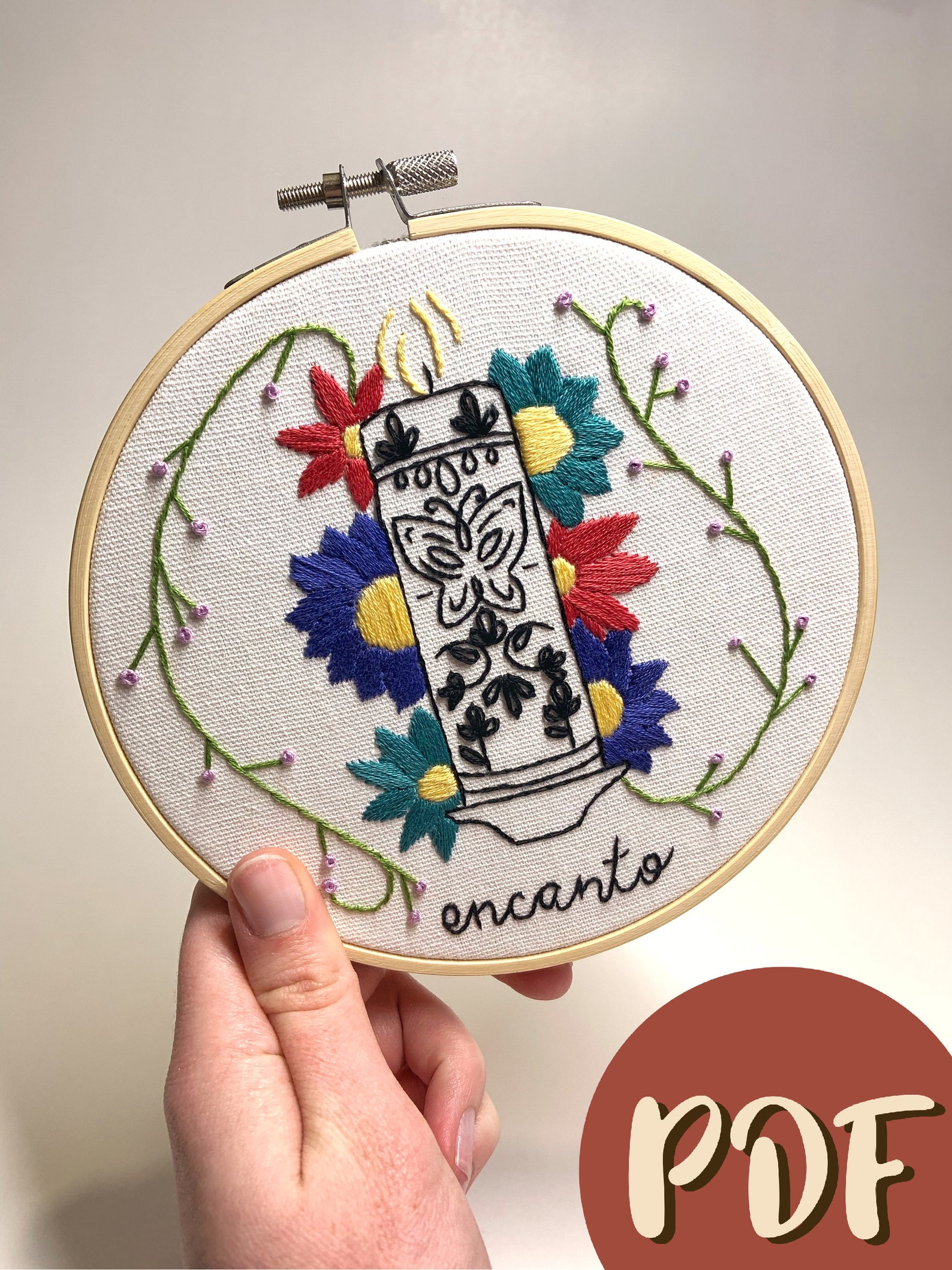 Encanto Inspired Embroidery Pattern - Etsy