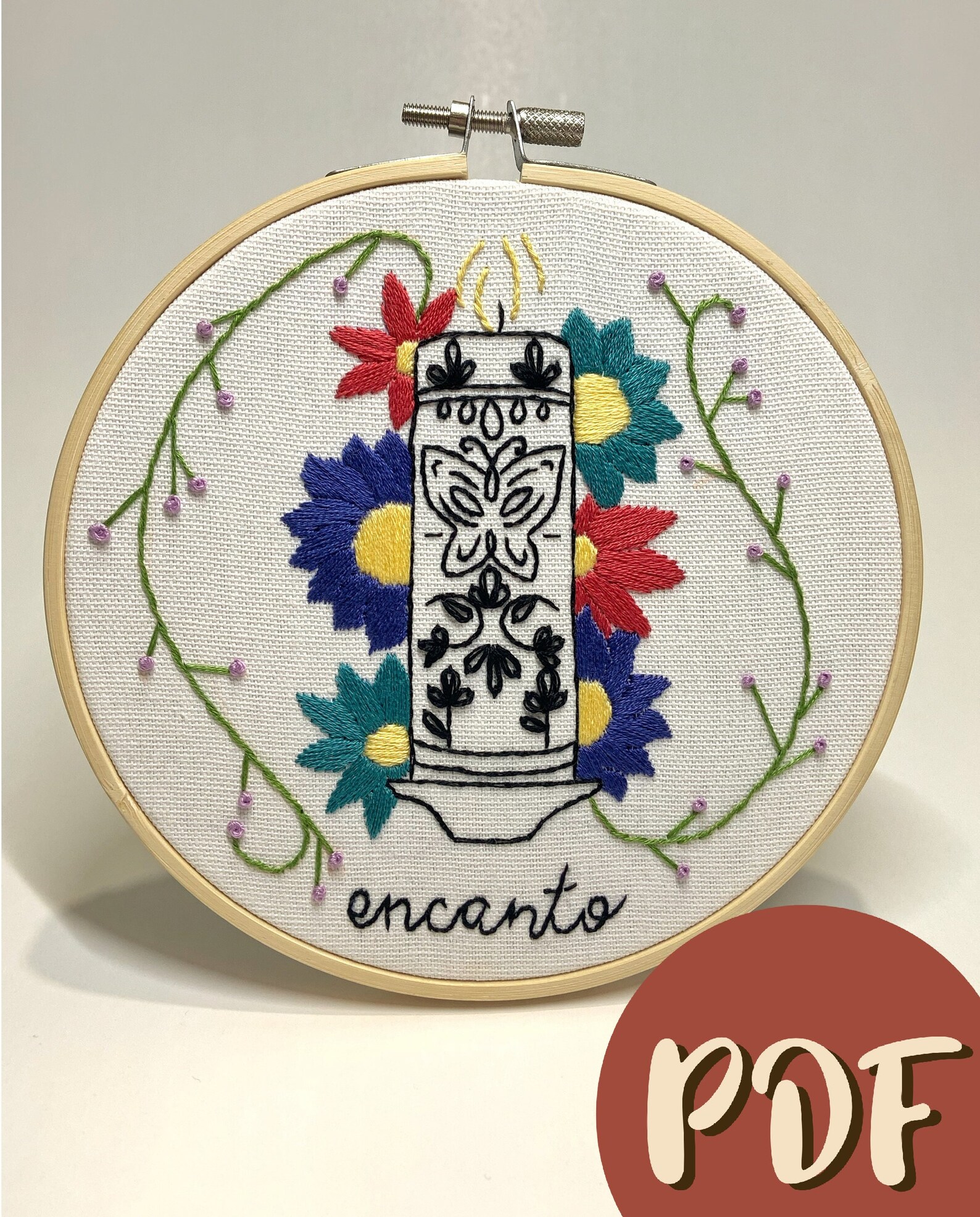 Encanto Inspired Embroidery Pattern - Etsy